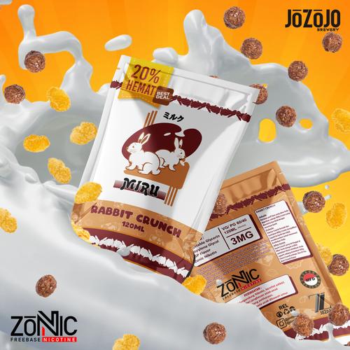 Jual Miru Rabbit Crunch 120ML / 2x60ML by Jozojo - Liquid Miru Crunch ...
