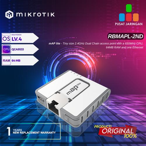 Jual MIKROTIK RBmAPL-2nD (mAP-Lite) Wireless Indoor - Jakarta Pusat ...
