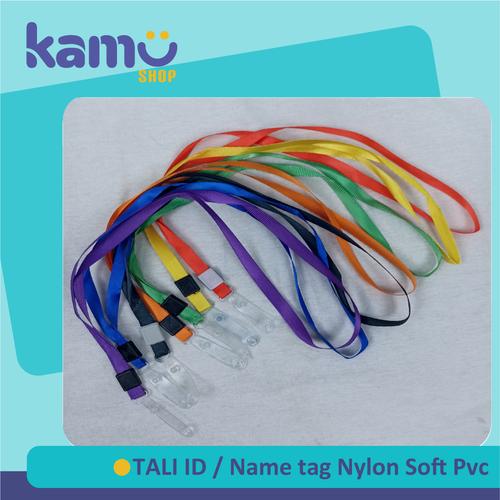 Jual Tali Id Card Nylon Soft Pvc / Tali Name Tag (NYLKSFP) [ISI 20 ...