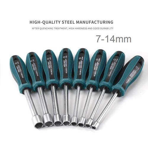 Jual Mata Obeng Kunci Shock Mur Baut Nutdriver Hexagonal CRV 3-14mm - 3 ...