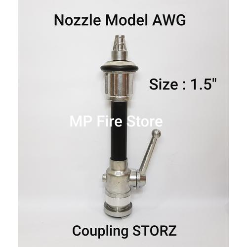 Jual FIRE HOSE SPRAY JET NOZZLE 1.5 Inch STORZ AWG ON OFF PEMADAM ...