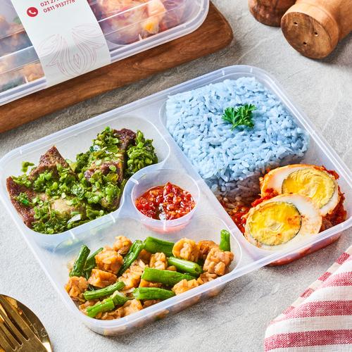 Jual Nasi Bunga Telang, Nasi Krawu, Nasi Taliwang, Nasi Megono, Nasi ...