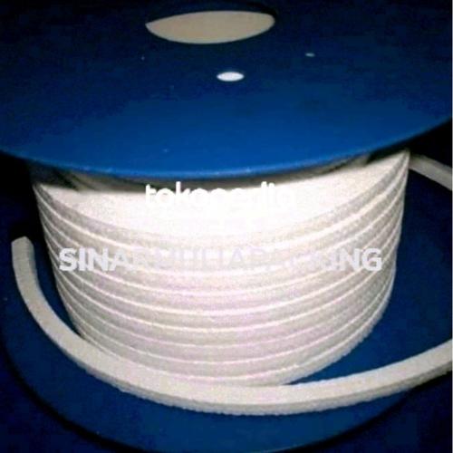 Jual gland packing teflon/ fure ptfe 1/2 12,5 mm x 12,5mm x1 mtr ...