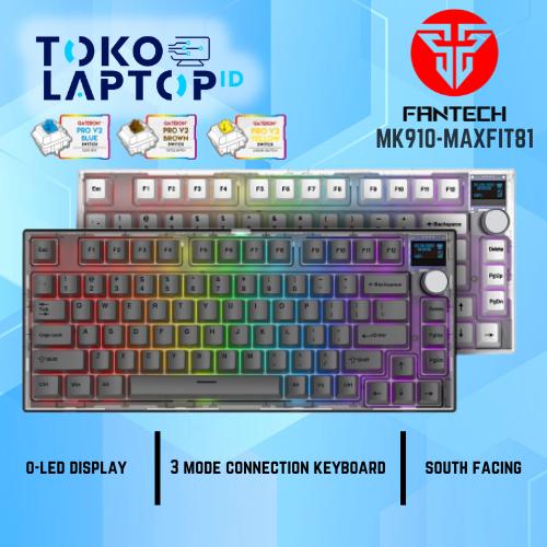 Promo Fantech Maxfit81 MK910 Wireless 75% Mechanical Keyboard Gaming ...