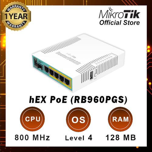 Promo hEX PoE (RB960PGS) Cicil 0% 3x - Jakarta Barat - Mikrotik ...