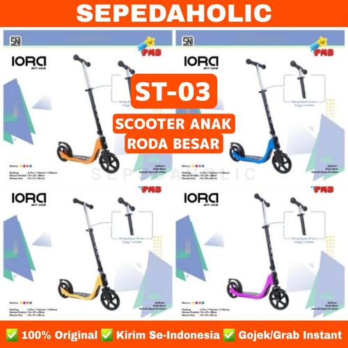 Jual Skuter Scooter Anak PMB IORA ST 03 Otoped Roda 2 Besar - Pink ...