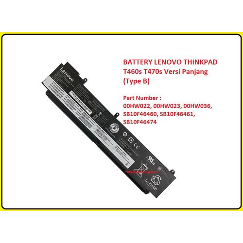 Jual Battery Lenovo T460s T470s Original Baterai Long 00HW036 ...