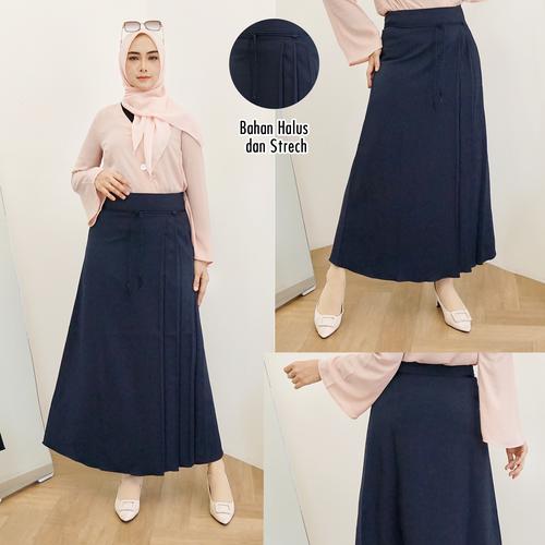 Promo rok a line panjang model prisket rempel cantik size besar ready ...