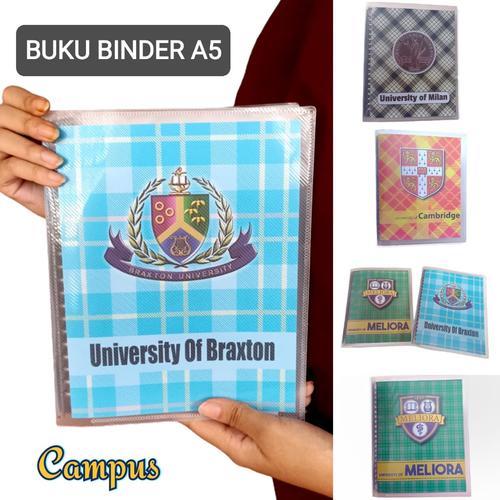 Jual Binder A5 Campus Map - Buku Note Book Kuliah Kampus 20 Ring - Kota ...