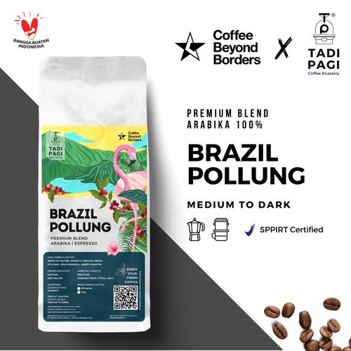Promo Brazil Pollung Premium Blend 100 gram TESTER - GILING HALUS ...