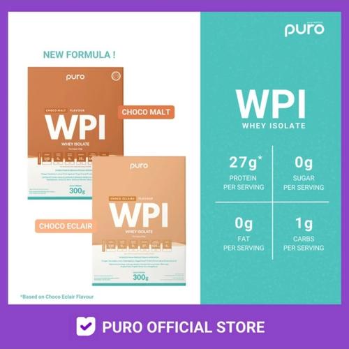 Jual PURO WPI 90 300GRAM WHEY PROTEIN ISOLATE LABDOOR APPROVED HRGA ...