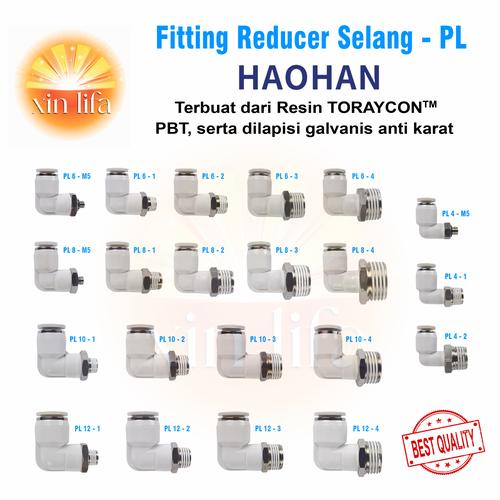 Promo FITTING PNEUMATIC ELBOW DRAT KE SELANG / FITTING PL / MPL ...