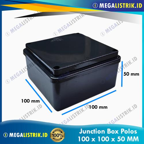 Jual MG Junction Box 100 x 100 x 50 Polos Hitam / Duradus 100x100x50 ...