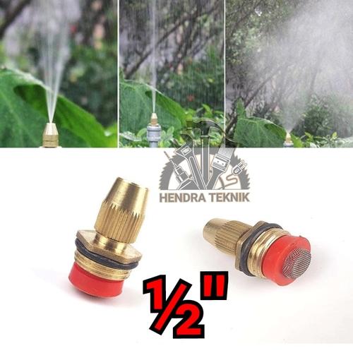 Jual SPUYER KABUT 1 LUBANG 1/2" KUNINGAN LURUS NOZZLE KABUT NOSEL ...