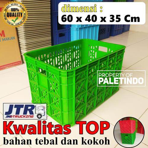 Jual Keranjang Plastik TOP Kokoh Dan Tebal 60 X 40 X 35 Cm Kirim KARGO ...