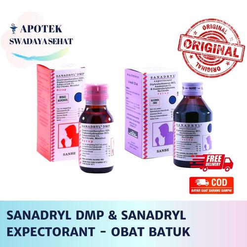 Jual SANADRYL DMP DAN SANADRYL EXPECTORANT SYRUP 60ML120ML ...