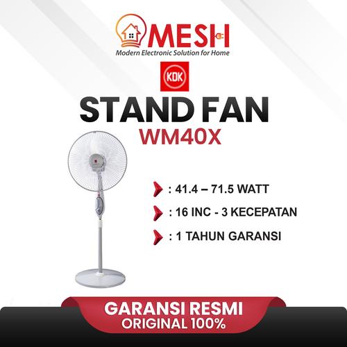 Jual KDK WM40X Stand Fan 16 inch 3 Speed/Kipas Angin Berdiri/Kipas KDK ...