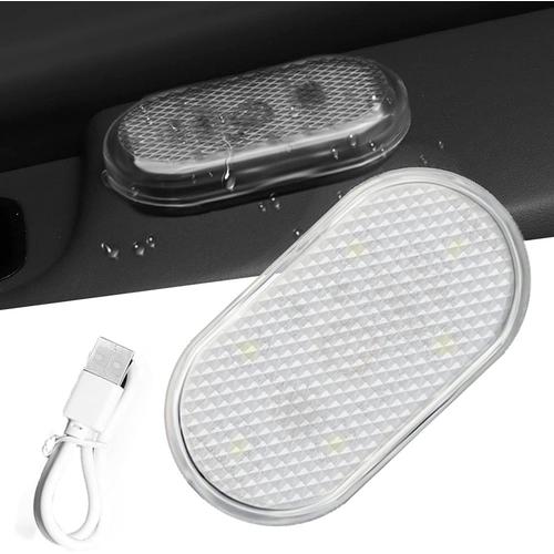 Jual Mini Car Interior LED Light Rechargable Lampu Kabin Mobil Oval ...