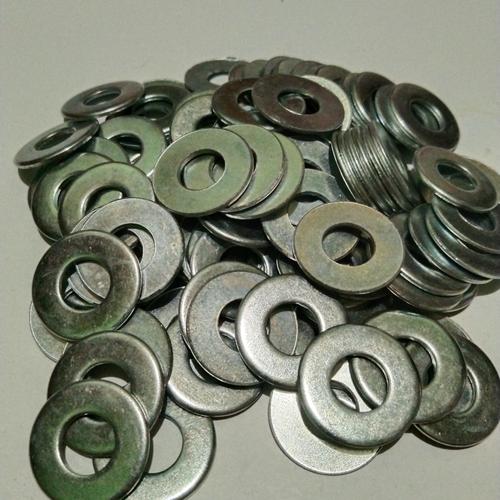 Jual 100 PCS RING PLAT M10 PUTIH / 10 MM GALVANIS UNTUK BAUT 14 / 15 ...