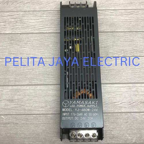 Jual Trafo Adaptor Power Supply Slim Blue 24V 20A - BARANG ORIGINAL ...