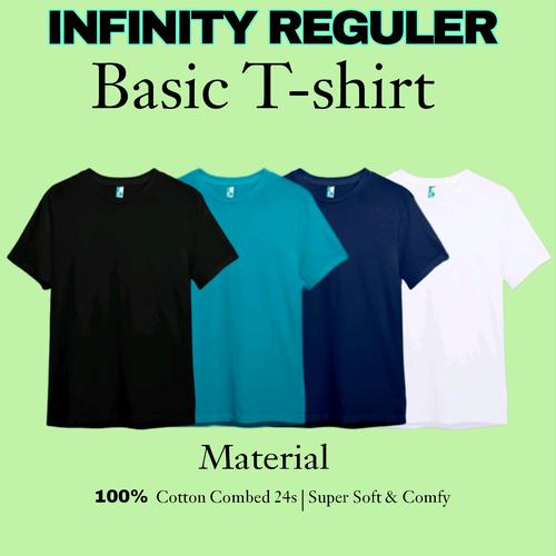 Jual Kaos Polos / Kaos Basic Infinity T-shirt - Navy, M - Kab. Tangerang - infinity Official ...