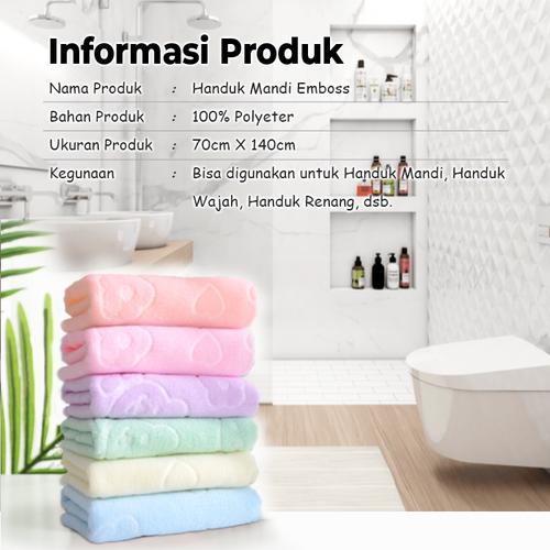 Jual Handuk Mandi Besar Motif Beruang Ukuran 70cm x 140cm Handuk mandi ...