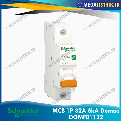 Jual Schneider MCB 1P 32A 6kA Domae SNI DOMF01132 / Miniature Circuit Breaker 1 Phase 32 Ampere ...