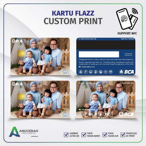 Jual Kartu Flazz BCA Gen 2 Custom Print - Emoney 1 Sisi - Jakarta Barat - AMGproduk | Tokopedia