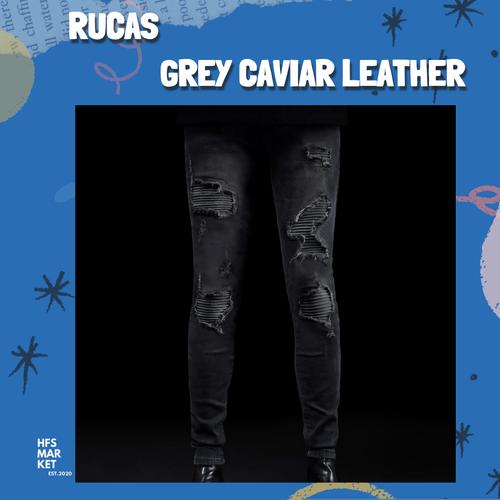 Jual [100%ORIGINAL] RUCAS GREY CAVIAR LEATHER - LIMITED EDITION - GREY ...