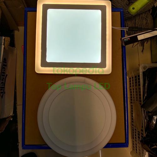 Jual LAMPU DOWNLIGHT PANEL OUTBOW LED 2 WARNA 18WATT 18+6W - bulat ...