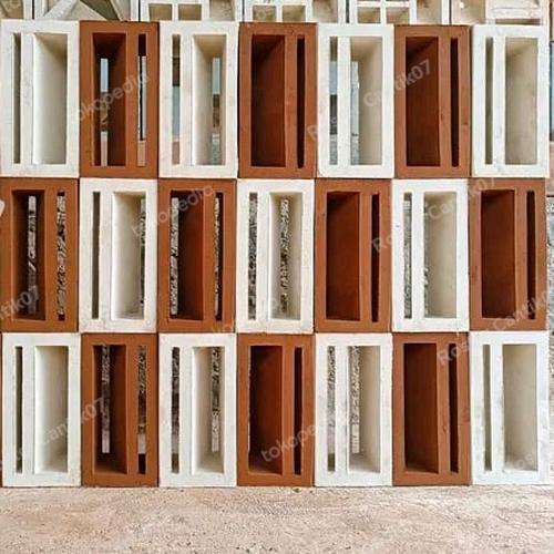 Jual roster lubang angin beton motif nako ukuran 10x20 - Abu-abu ...