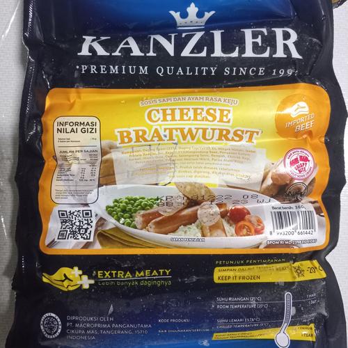 Jual Sosis Kanzler Sosis sapi kanzler Sosis Cheese Bratwurst Kanzler ...