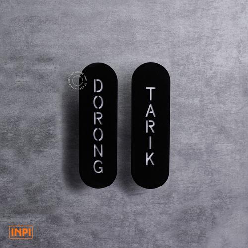 Jual Akrilik Tarik Dorong Papan Signage Pintu Push Pull - INPI House ...