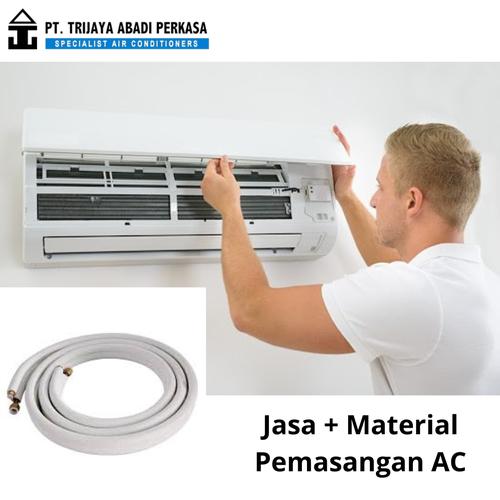 Jual Pemasangan + Material AC Split Wall Mounted 0,5 s/d 1 PK - Jakarta ...