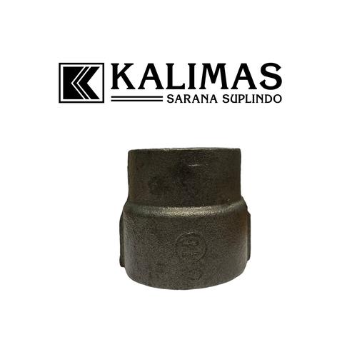 Jual Reducer / V. Sock Hitam Besi d. 1 1/4" x 3/4" Drat BSPT (Import ...