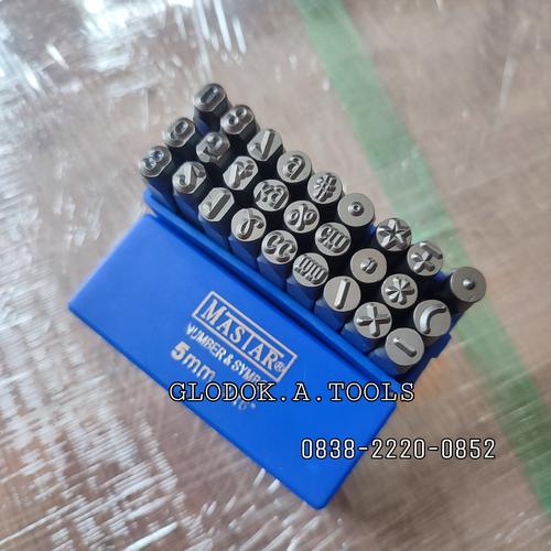 Jual Alat Ketok Angka dan Simbol 5 Mm MASTAR Stamp Punch Simbol ...
