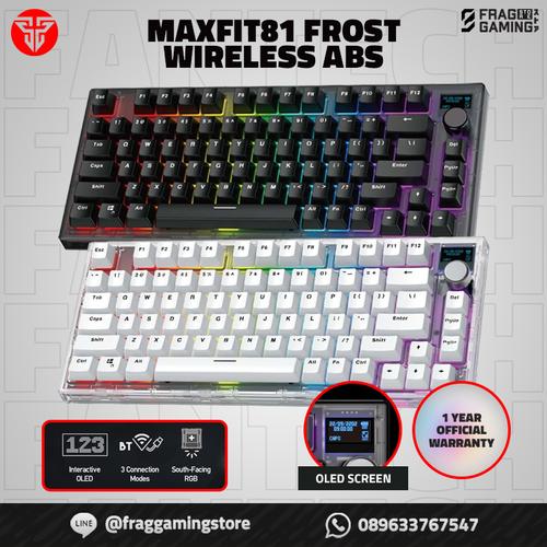 Jual Fantech MAXFIT81 Frost Wireless 75% Mechanical Keyboard Gaming ABS ...