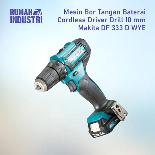 Jual Alat Mesin Bor Tangan Listrik Cordless Driver Drill Makita 10 mm ...