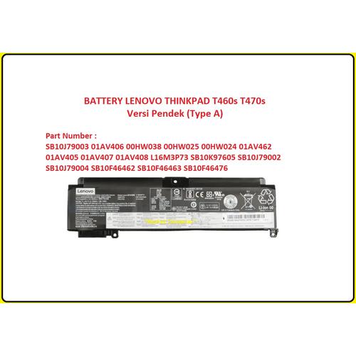 Jual Battery Lenovo Thinkpad T470s T460s Internal Dalam Tanam Original ...