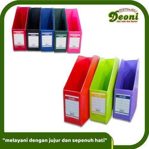 Jual Bantex Box File Folio Magazine File 4011 10cm - Maroon - Kota ...
