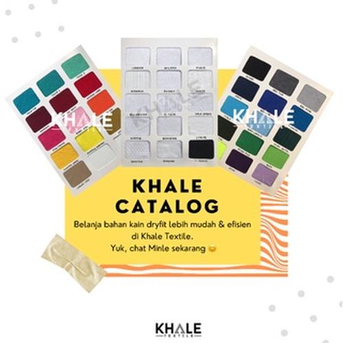 Jual Katalog Kain Drifit Banyak Jenis dan Banyak Warna Kain Polyester ...