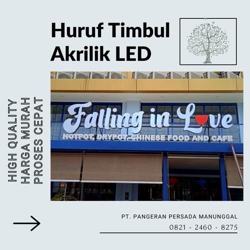 Jual Huruf Timbul Acrylic Signage Acrylic LED Letter Sign - Jakarta ...