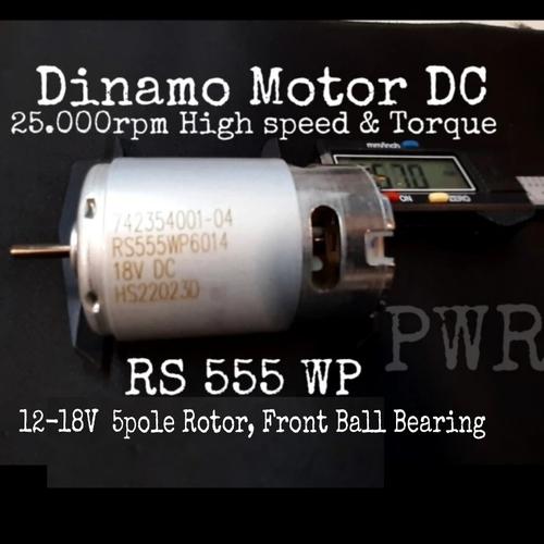 Jual Dinamo Motor DC RS 555 WP RS555 RS555WP 18.0V - Kota Bandung ...