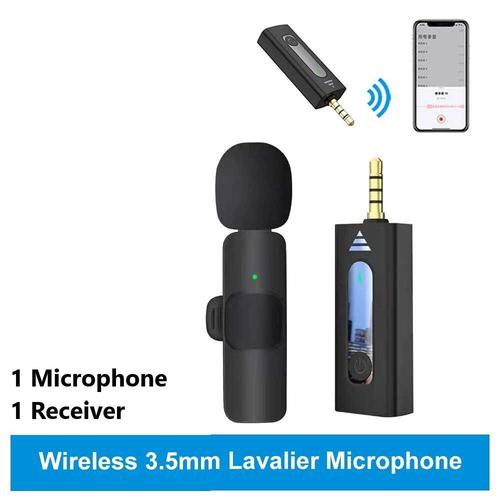 Jual Mic Jepit Wireless Clip On Microphone HP Speaker Noice Reduction 3 ...