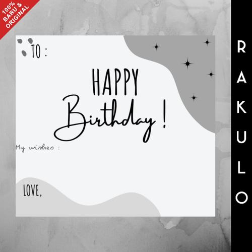 Promo Kartu Ucapan Ulang Tahun / Greeting Card / Gift Card / Birthday Card - GR 3 - Jakarta ...