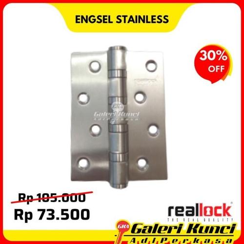 Jual Engsel Stainless REALLOCK RLK 4X3X3MM 4BB SSS Engsel Pintu Jendela ...