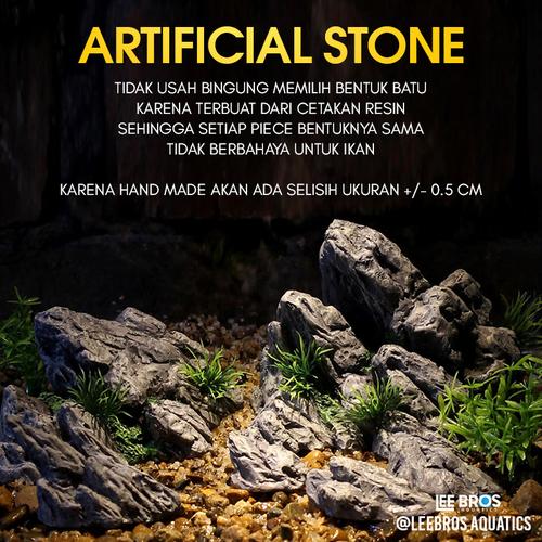 Jual Batu Seiryu Aquascape Imitasi / Batu Aquascape / Hiasan Aquarium ...