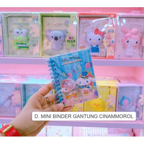 Jual HS- MINI BINDER BOOK | BUKU DIARY | DIARY MINI CINNAMOROLL | BUKU ...