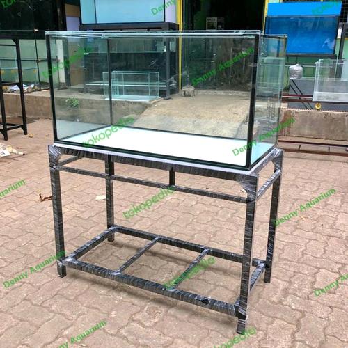 Jual AQUARIUM 100x50x50cm KACA 8mm SET RAK BESI HOLO - Jakarta Selatan ...