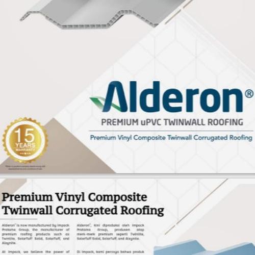 Jual Atap Alderon Double pnjg 10.50 Meter - Alderon Twinwall Corrugated ...